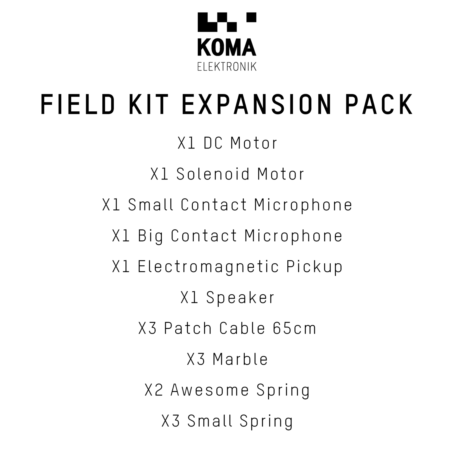 Field Kit Expansion Pack – KOMA Elektronik